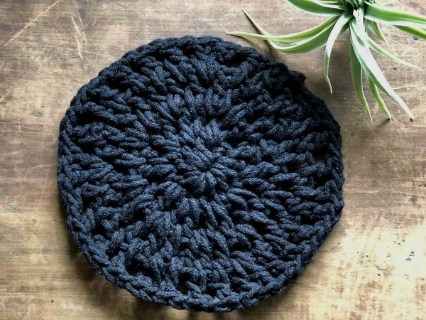 Knotted Trivet - Black - Pine Hill Collections